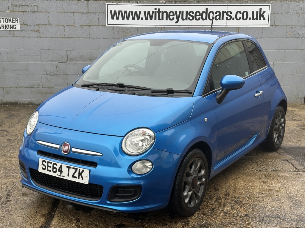 SOLD - Used FIAT 500 2015 Blue in Witney, Oxfordshire | Fox Motor Company